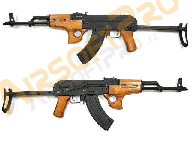 AK : Airsoftová zbraň AKMSU- celokov, drevo (CM.048SU) - AirsoftPro.sk